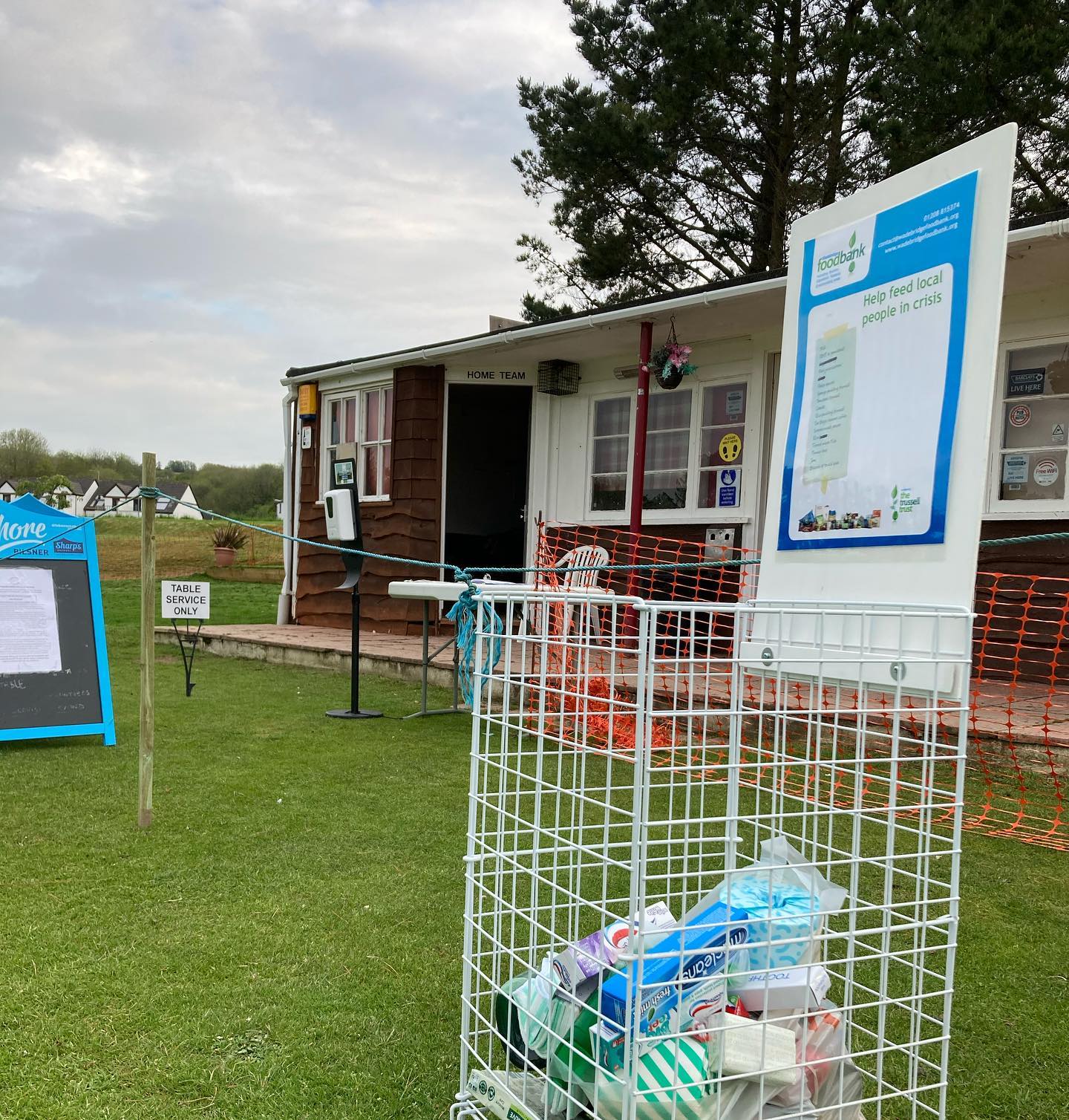 Partnership with Wadebridge Cricket Club | Wadebridge Foodbank