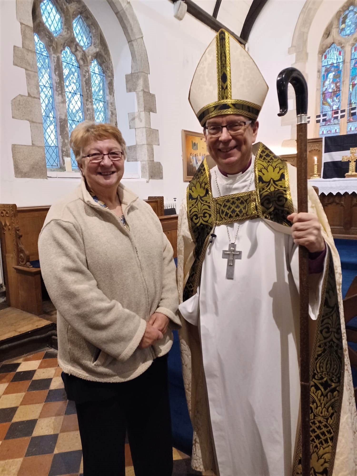 ‘Cross of St Piran Award’ for our dedicated volunteer | Wadebridge Foodbank