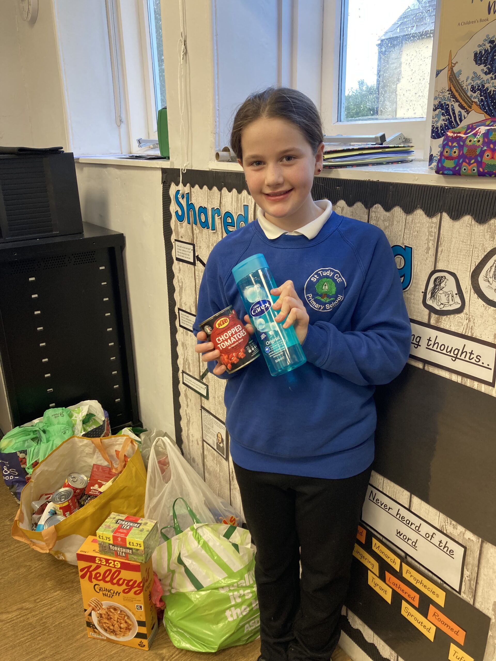 Huge thanks to Evie | Wadebridge Foodbank