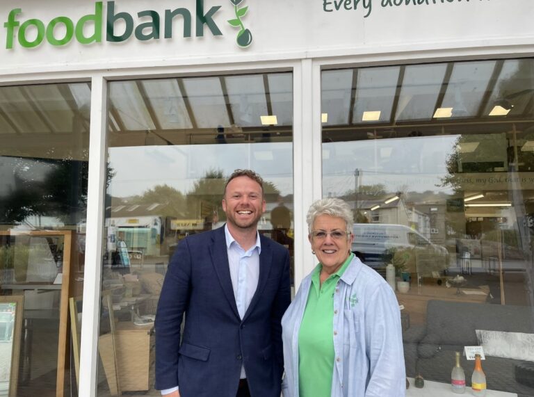 Visit from our local MP | Wadebridge Foodbank